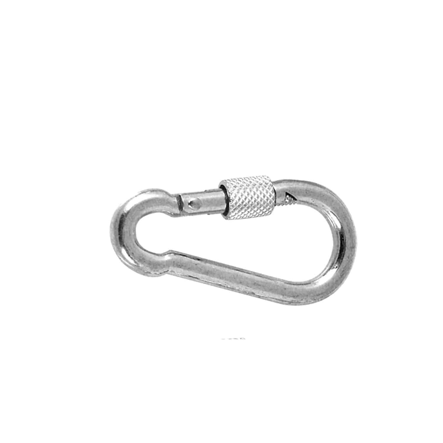 Locking carabiner - VIMGS100 - CENTRAL LOBAO S.A - galvanised steel ...