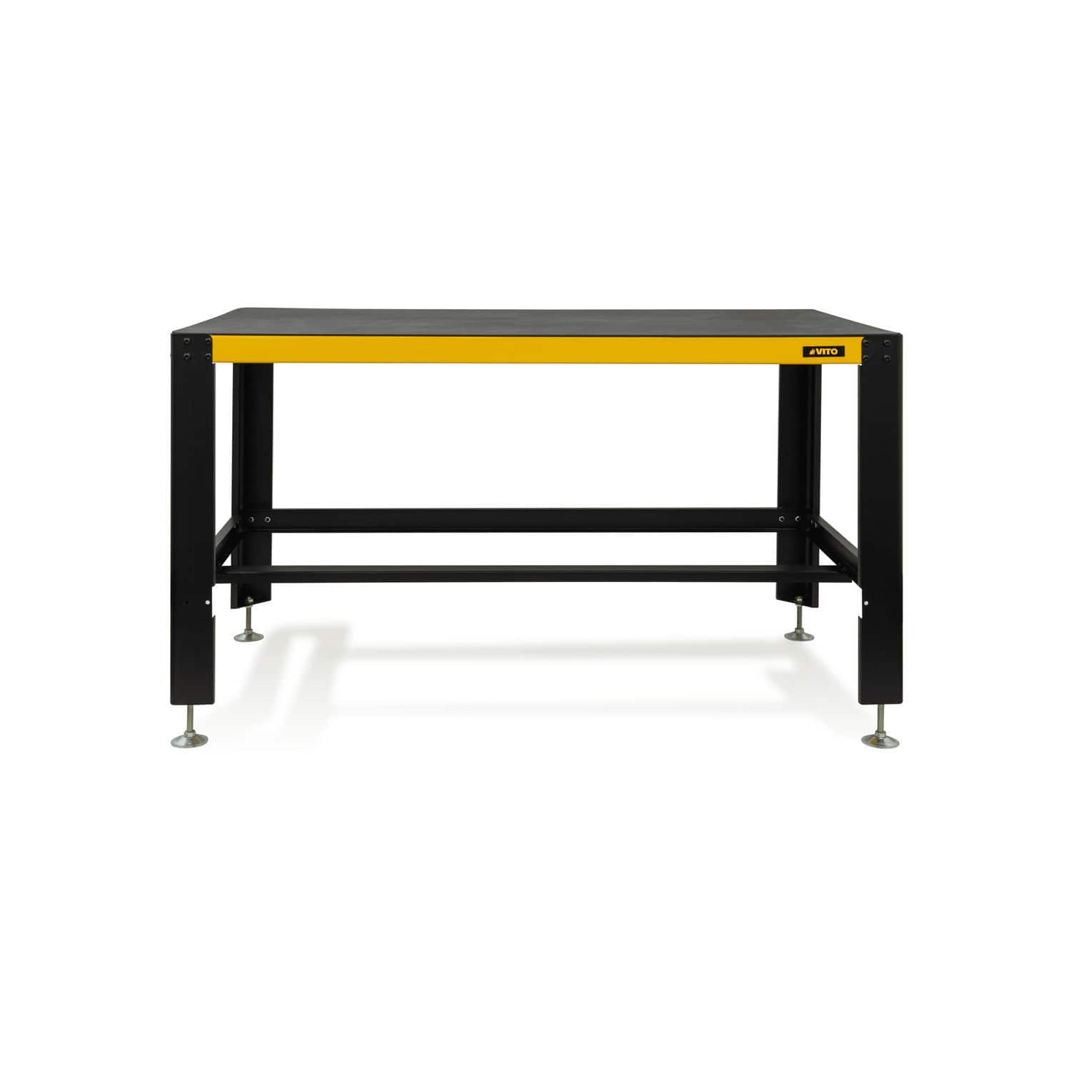 Contemporary work table - VIBTR - CENTRAL LOBAO S.A - metal / ABS base ...