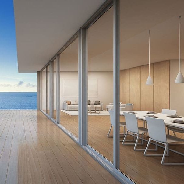 Sliding patio door - ALUXO - OXXO EVOLUTION - aluminum / aluminum frame ...