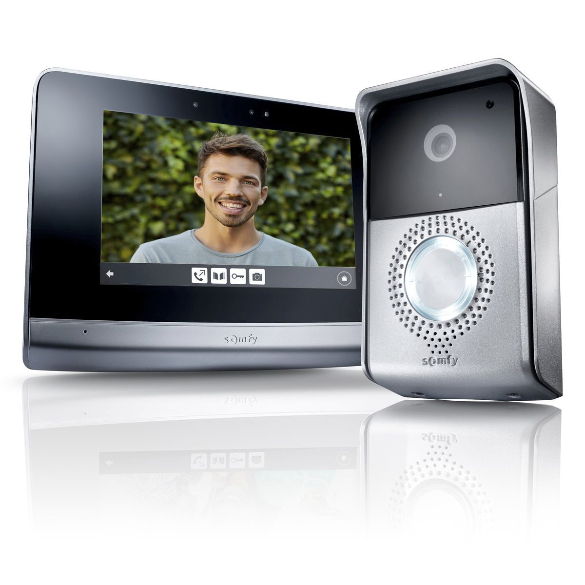 Aluminum video door intercom - V®500 - SOMFY FRANCE - residential ...