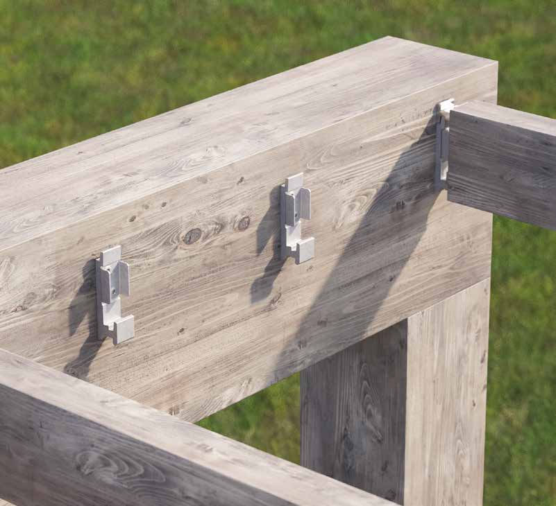 Wooden structure connector - CLIK KIT - HOLZ TECHNIC - roof truss