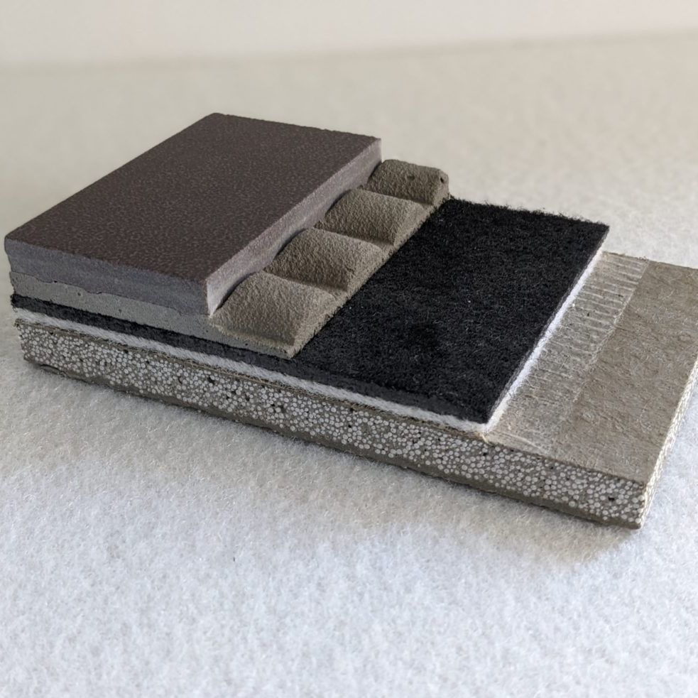 Sheet resilient underlay - HOME INTERNATIONAL - synthetic / insulated ...