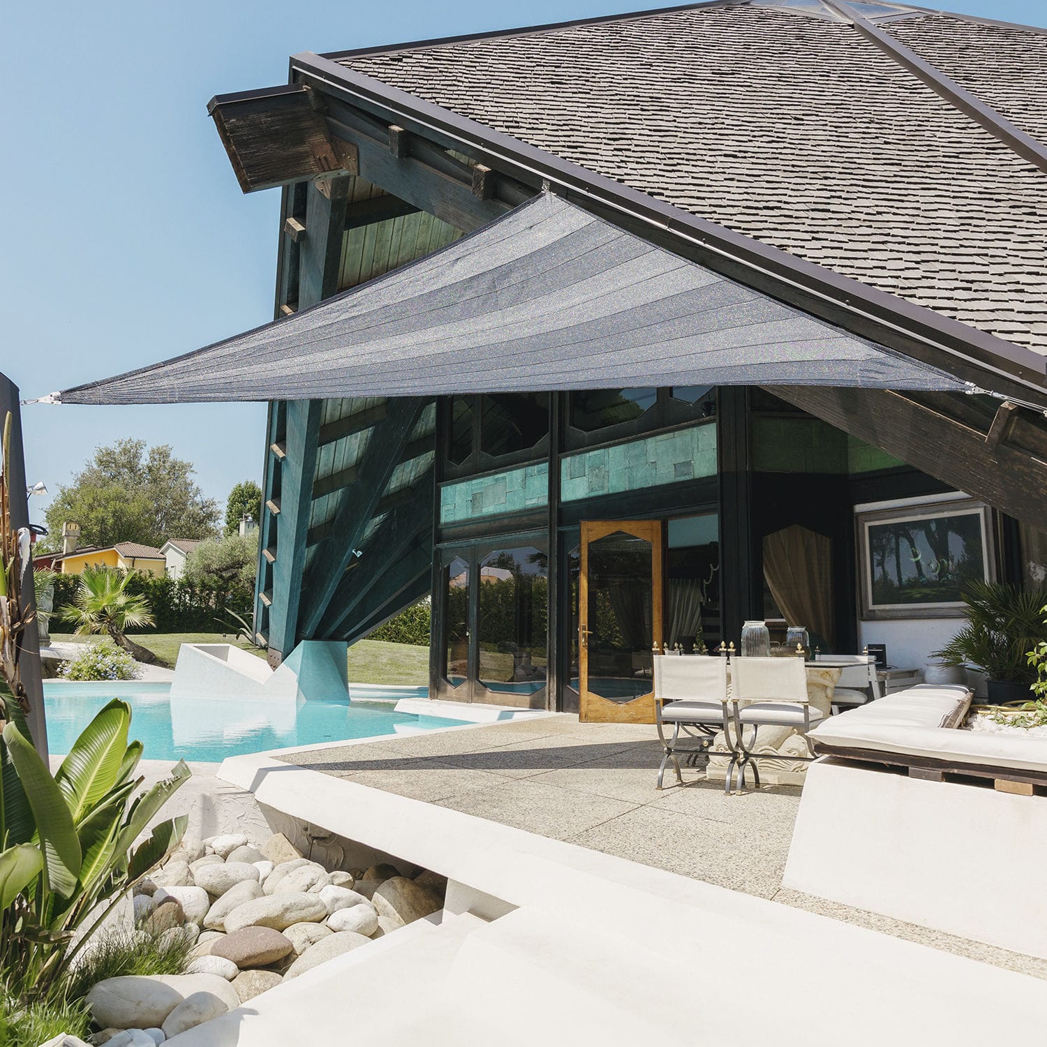 UV-resistant shade sail - Solaria +Plus Breathable - Maanta - custom ...