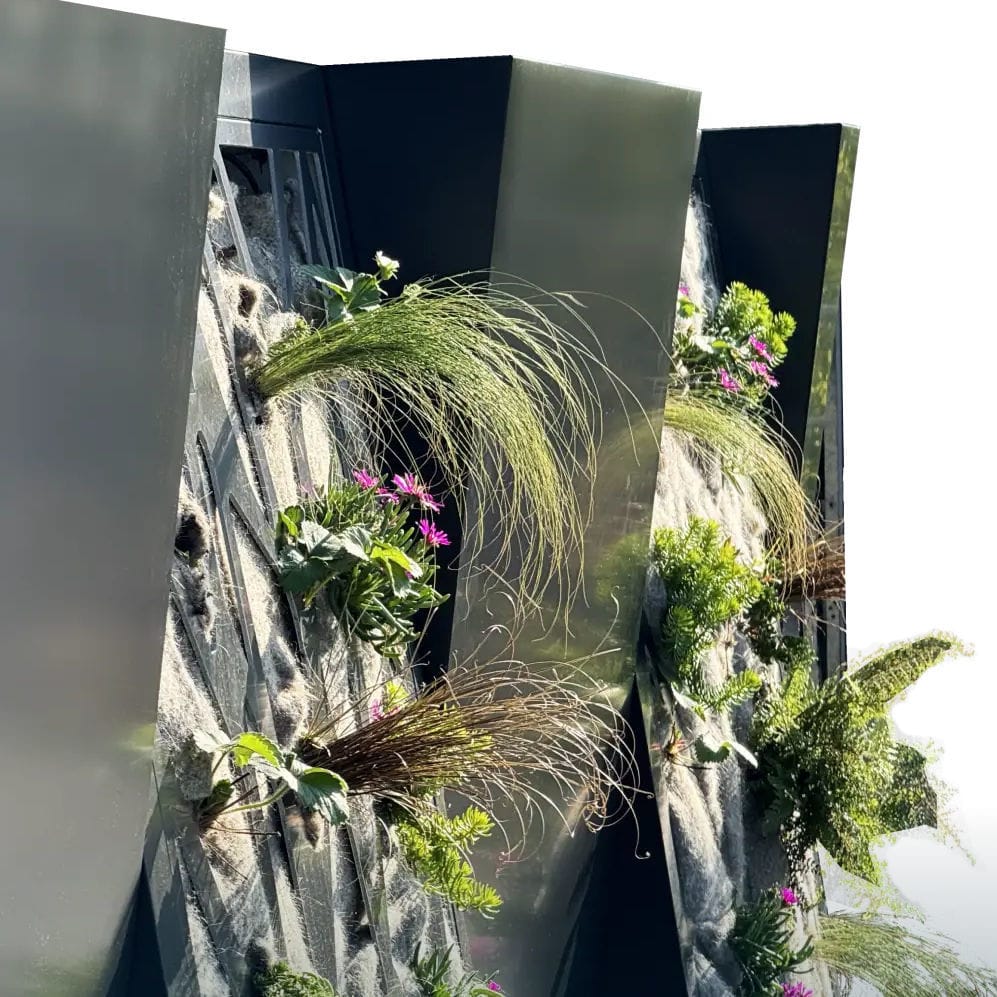 Facade green wall - ULTRAWATT PRO - with live plants / modular-panel ...