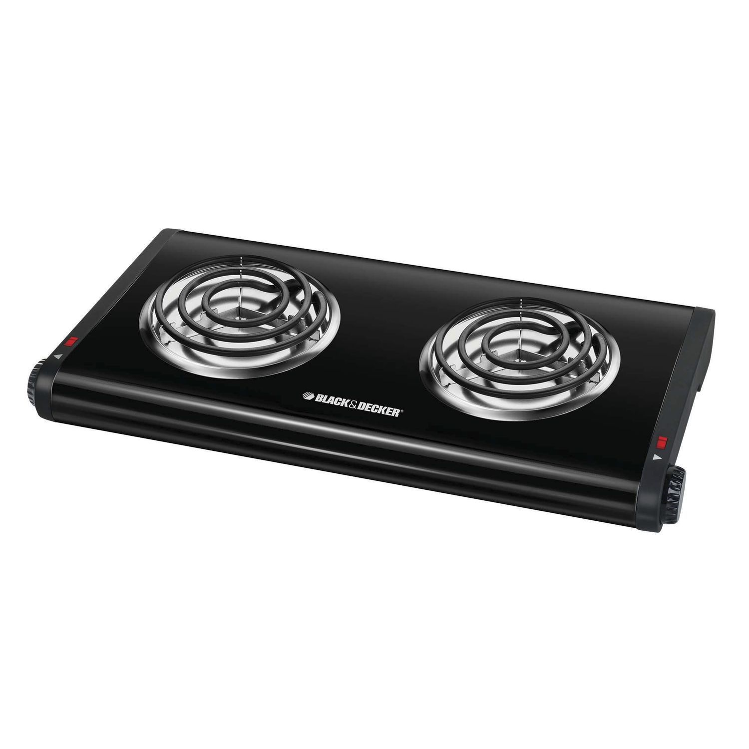 Electric cooktop - DB1002B - Black & Decker - two-burner / countertop ...
