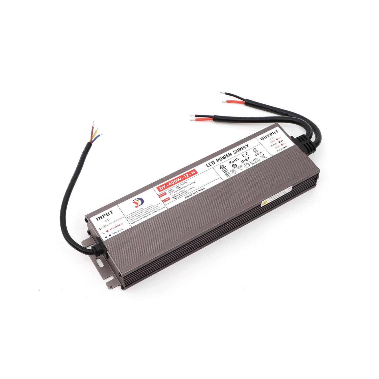 AC/DC power supply - DY-600W-12-H - Gaungdong Dingying Lightning Technology Co.,LTD - built-in ...