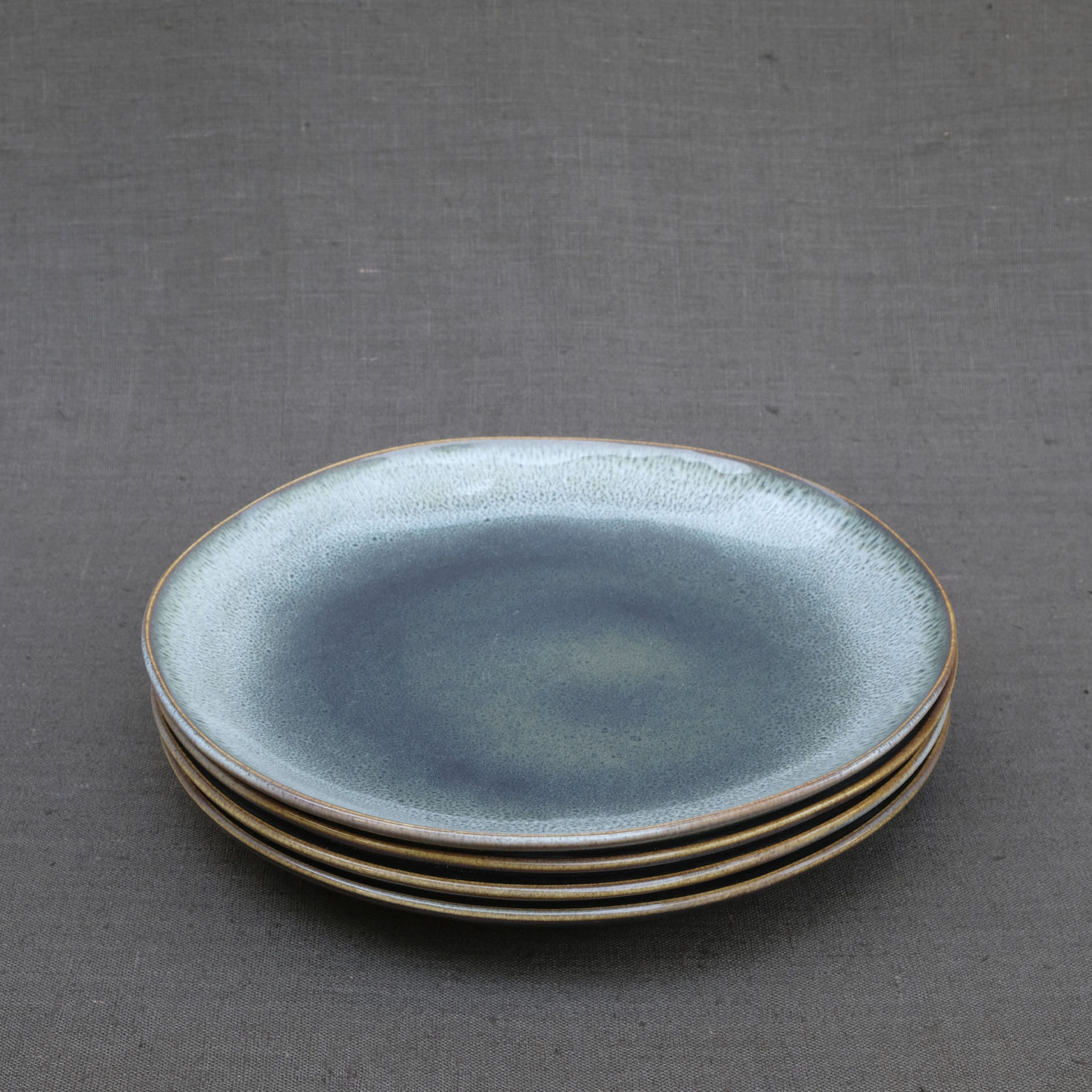 Flat plate - CROOKED LANKE - izanami GbR - dinner / round / ceramic