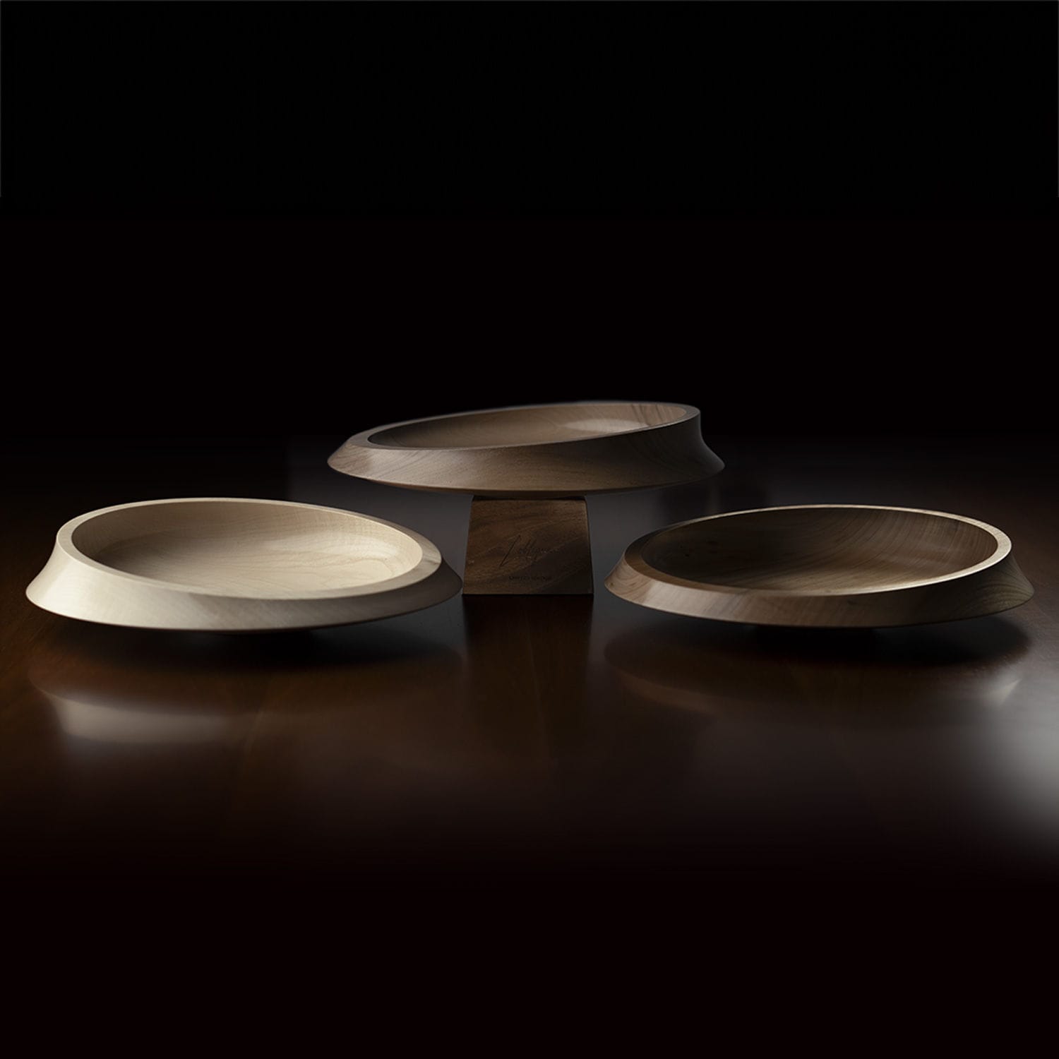 Maple pin tray - L'oblique - Canzien - walnut / cherrywood / minimal