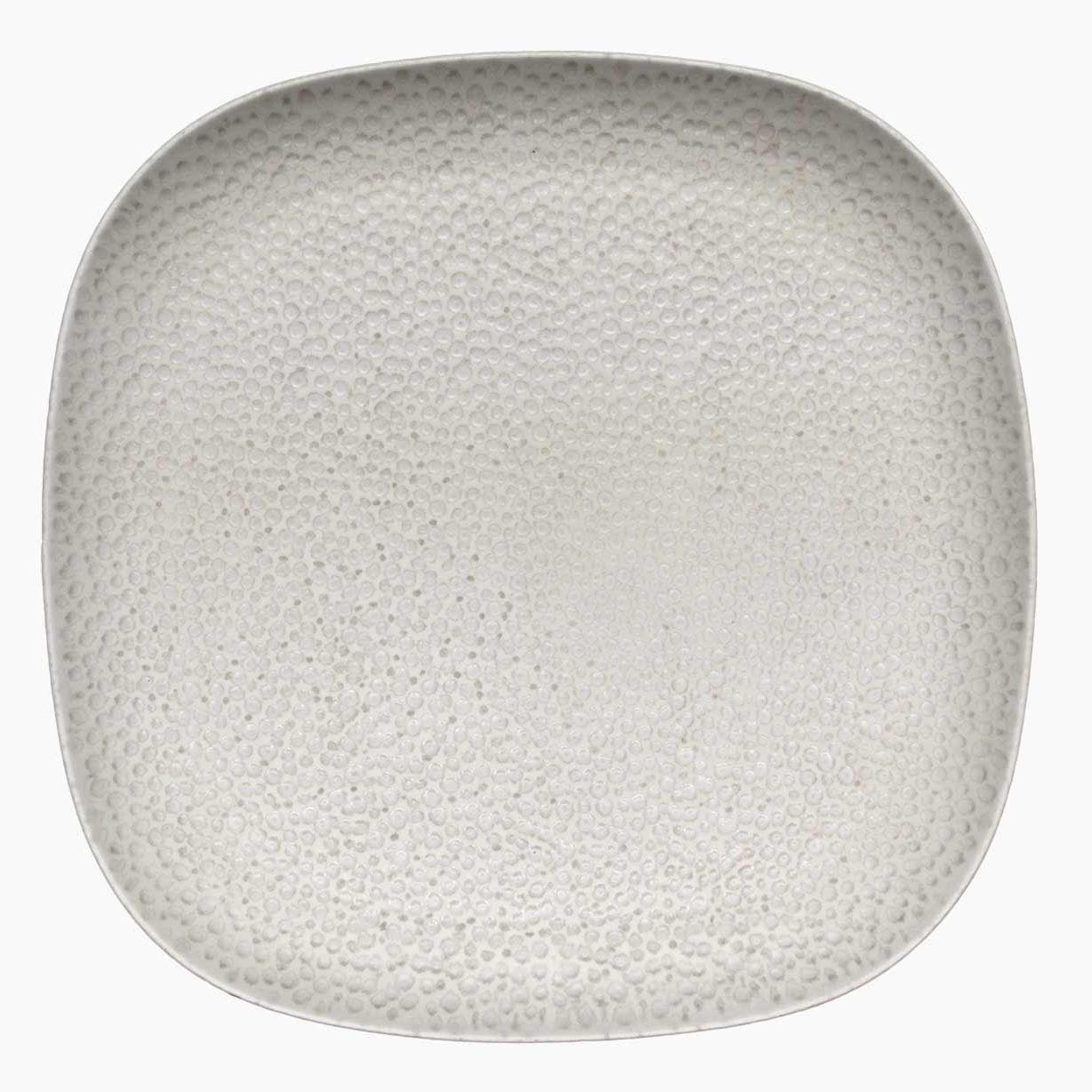 Square plate - Bubbly : 011001604766 - COSTA VERDE - porcelain ...