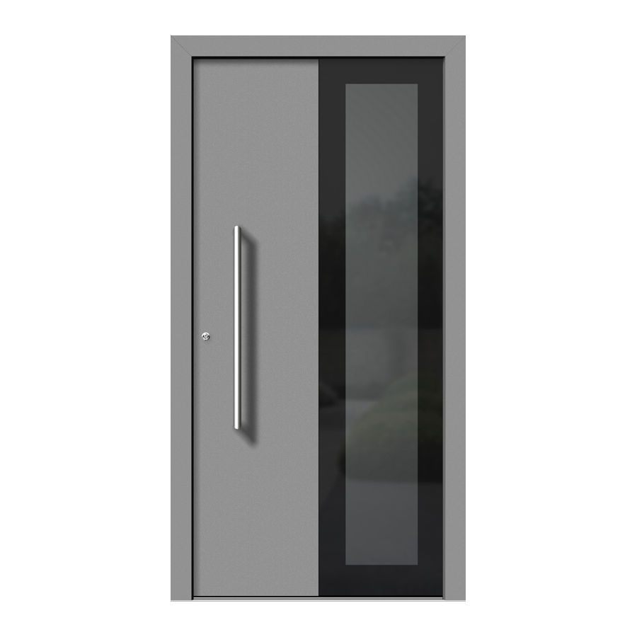 Entry door - HA305 - DOORS, d.o.o. - wooden / aluminum / glass