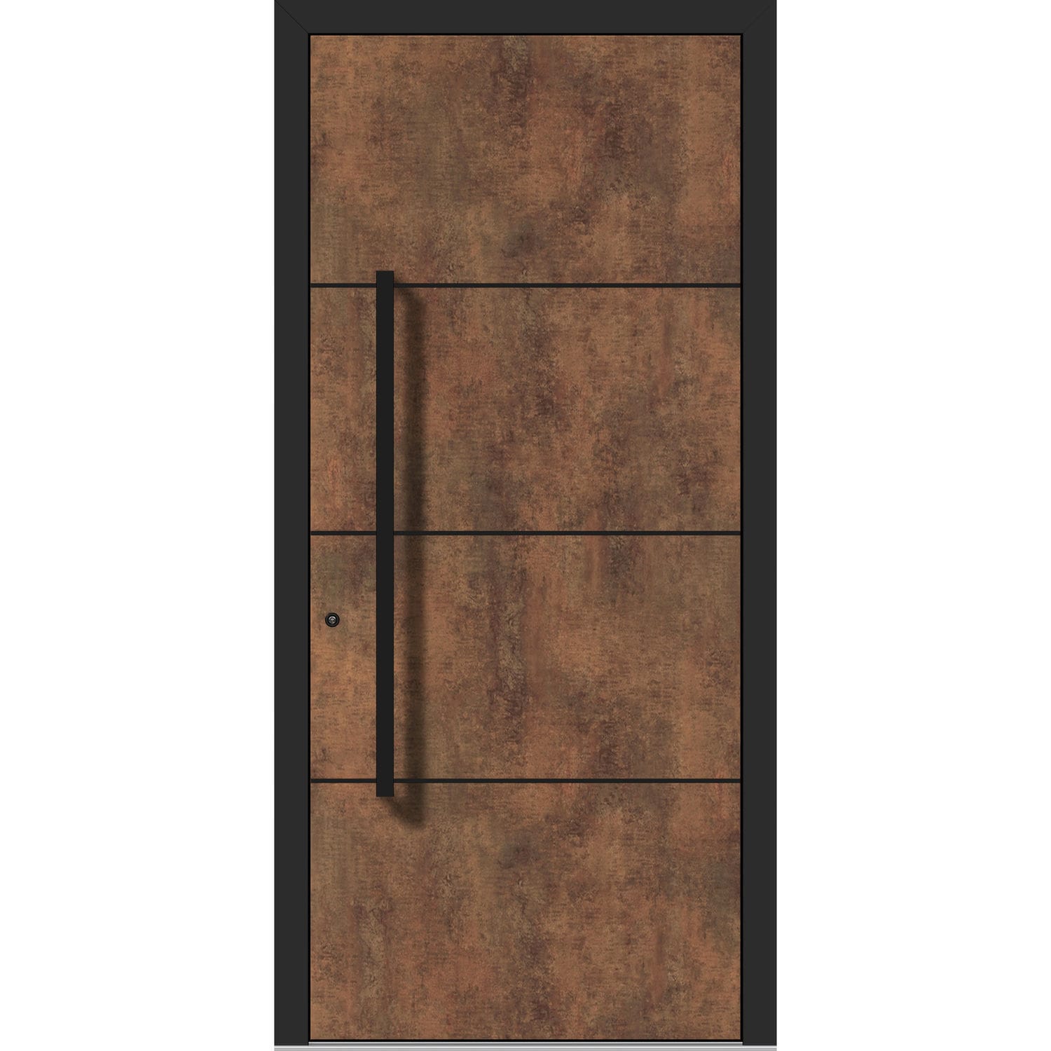 Entry door - HS902E_E0794 - DOORS, d.o.o. - aluminum / laminate / swing