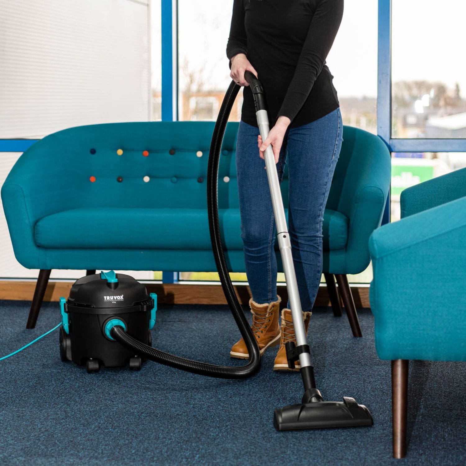 Compact vacuum cleaner - VTVE - Truvox International - for commercial ...