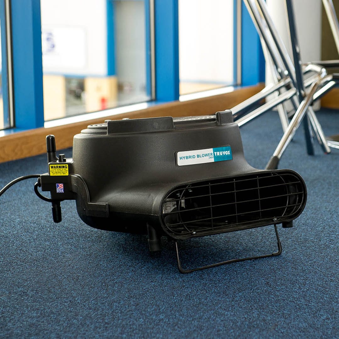 Carpet blower - HYBRID 3400 - Truvox International - high-performance
