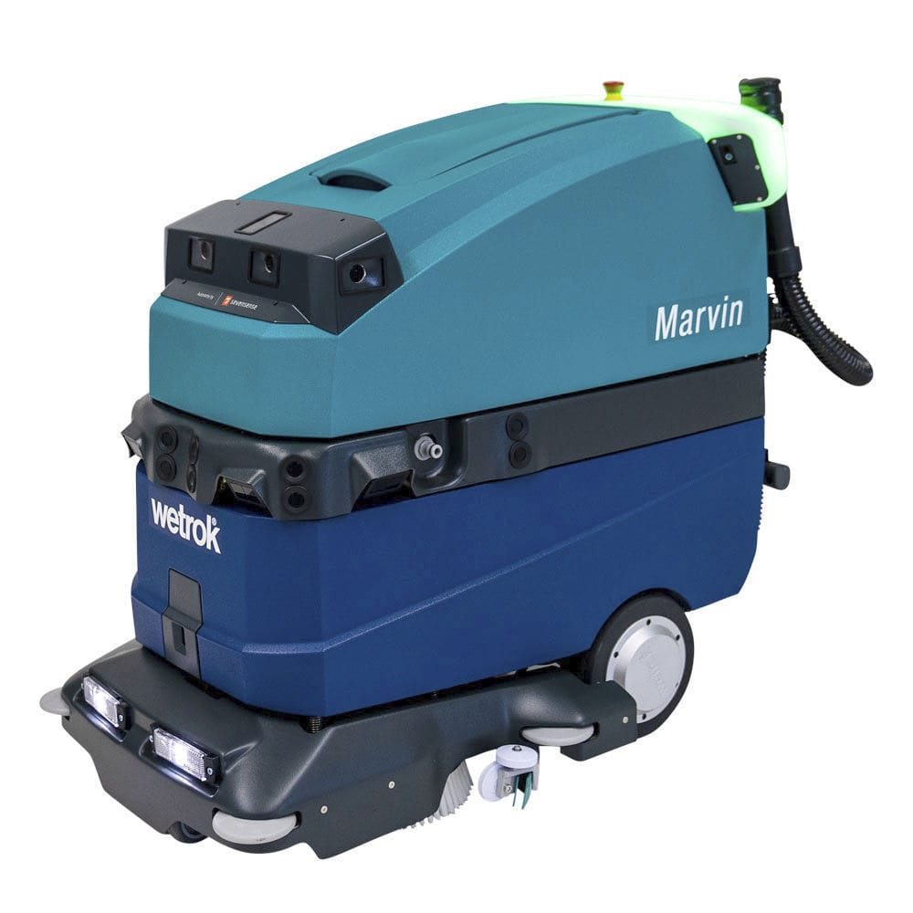 Walk-behind scrubber - Robomatic Marvin - Wetrok - autonomous / robotic ...