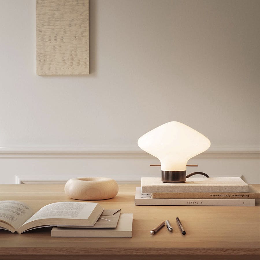 Table lamp - REPOSE - LYFA - metal / glass / contemporary