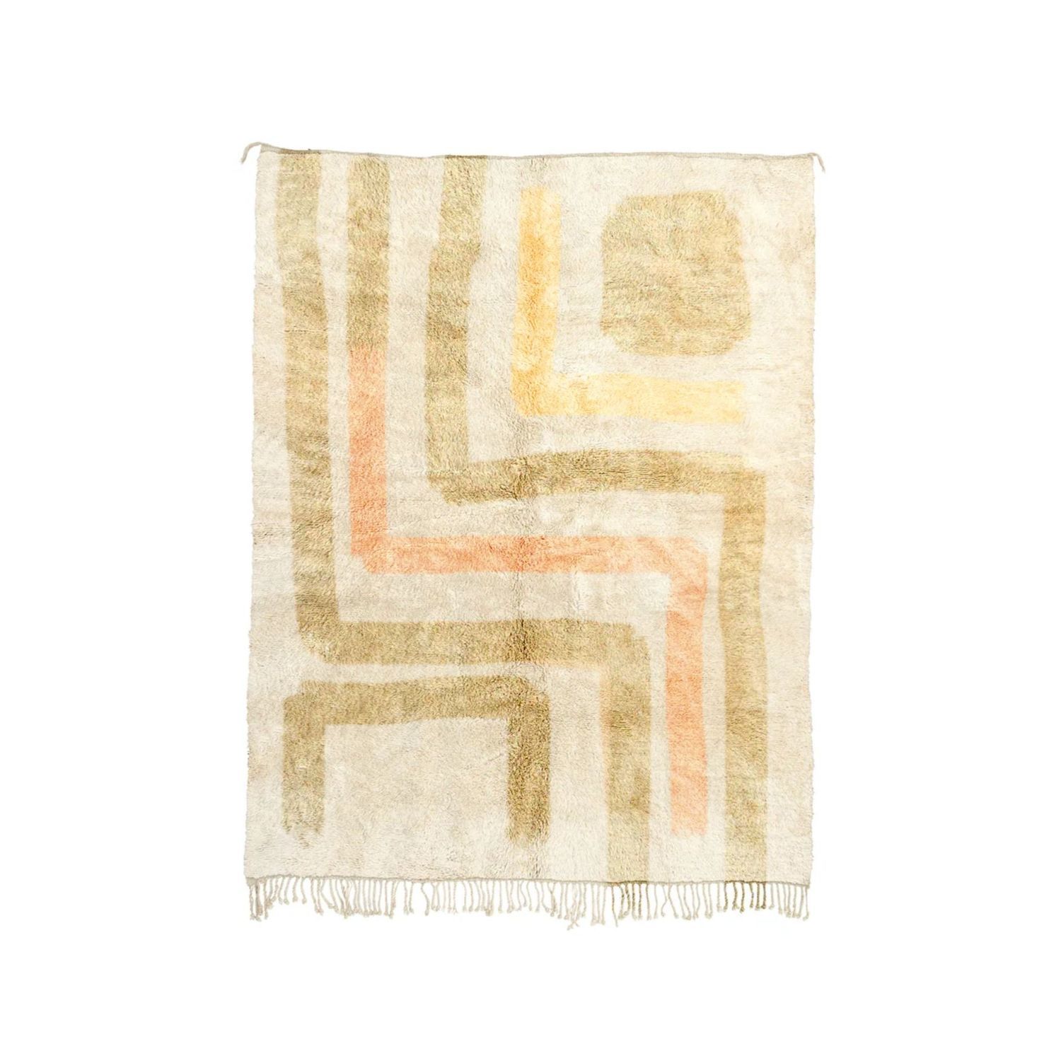 Contemporary rug - cream - MUSMUS RUGS - geometric pattern / wool ...