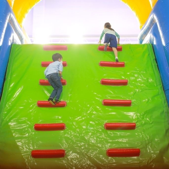 Inflatable climbing wall - SPI Global Play - fixed / for public ...