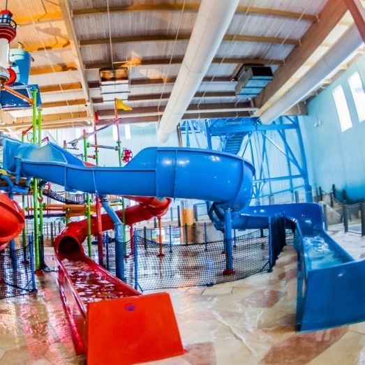 Upright slide - SPI Global Play - curved / for water park / high-speed