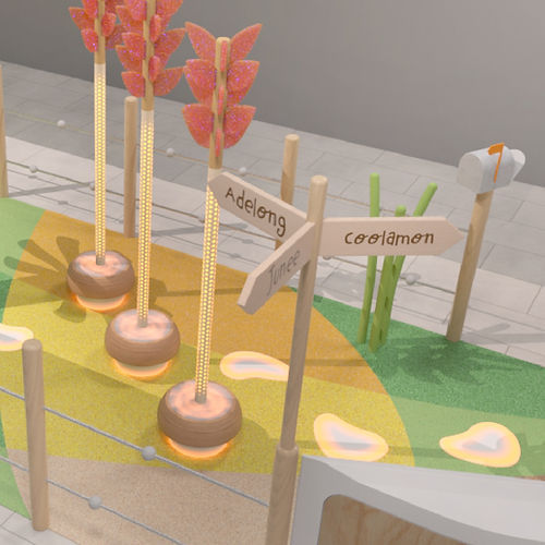 Orientation signboard - THIS WAY TO PLAY SIGN - Play 9 Studios - floor ...