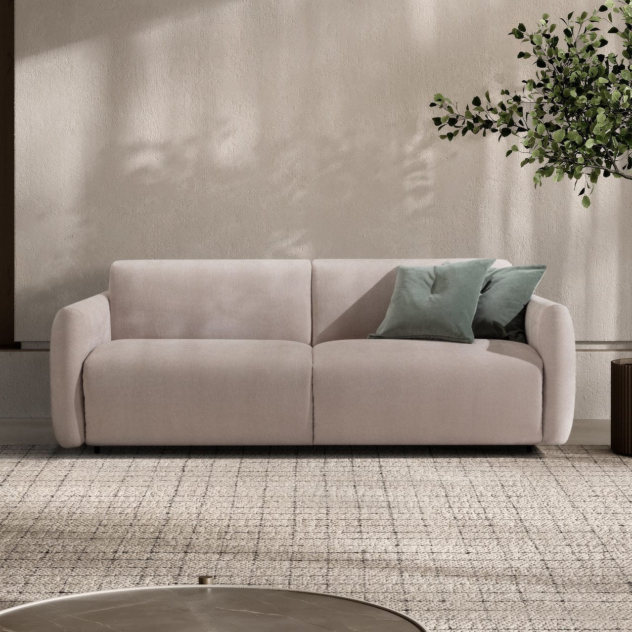 Modular sofa - Matilda - SARTORIS by MAXDIVANI - bed / contemporary / fabric