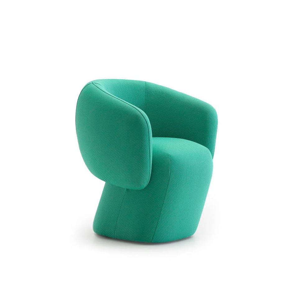 Contemporary chair - DEVON S - TM Leader Contract - indoor / fabric / fabric base