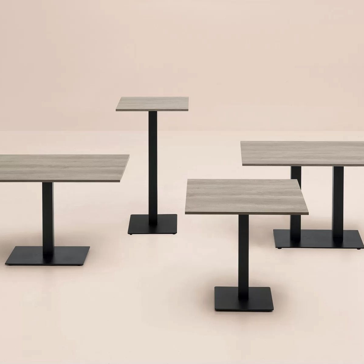 Contemporary coffee table - RAY - TM Leader Contract - metal / sheet ...