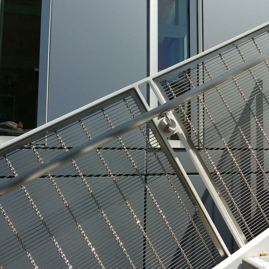 Stainless steel wire mesh - QKCRM-07 - HEBEI JOINWIN ARCHITECTURAL ...