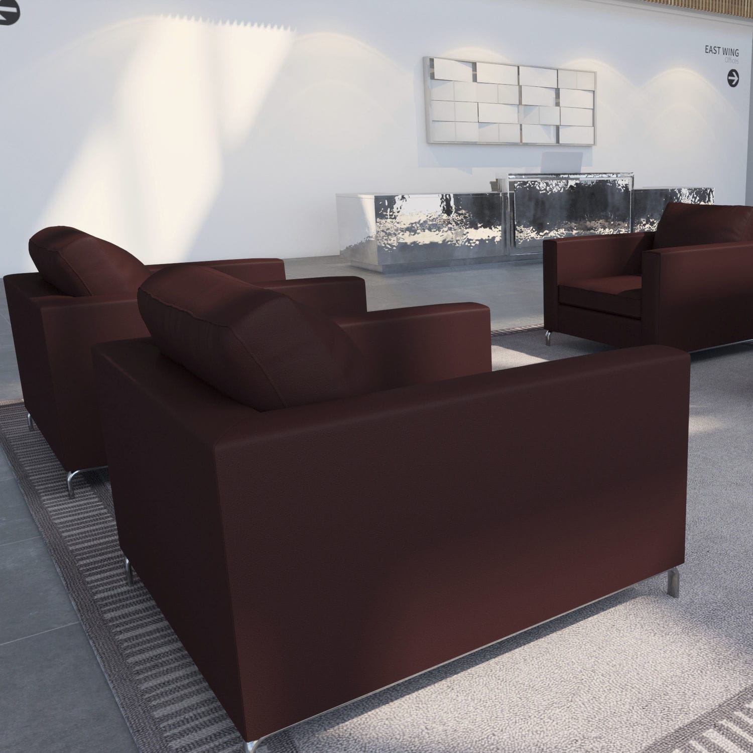 Synthetic upholstery leather - COMO - Nuvant Global - plain / abrasion resistant / fire-retardant