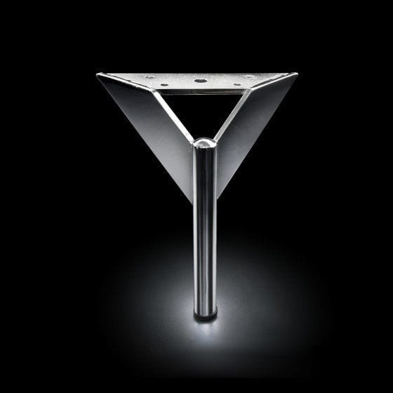 Metal furniture leg - AC074 - ZHUOKAI TECHNOLOGY - silver-colored ...