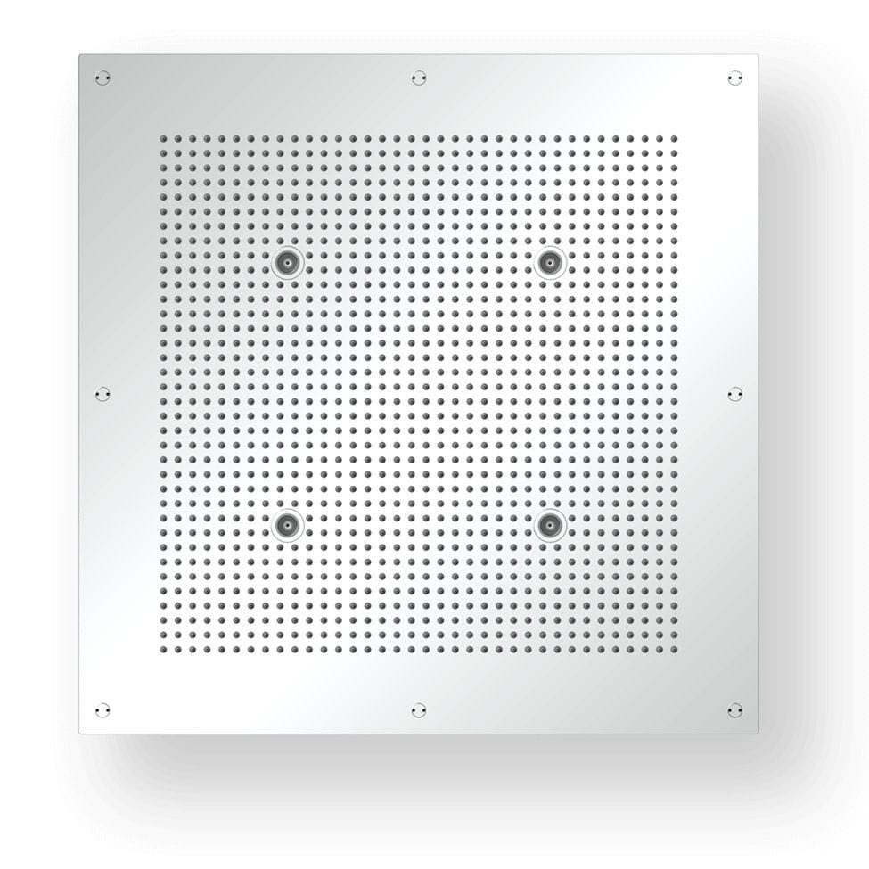 Built-in shower head - R70C1 - AQUAFORM - square / rain / with ...