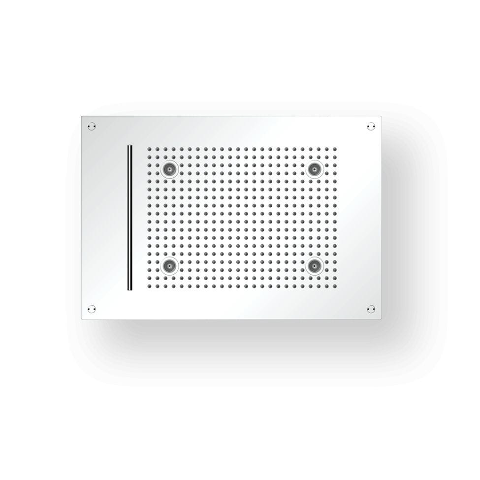 Built-in shower head - R5638C14 - AQUAFORM - rectangular / rain / with ...