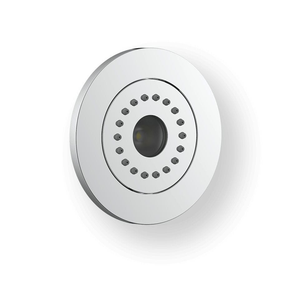 Brass lateral shower head - BL85C1 - AQUAFORM - round / chrome finish ...
