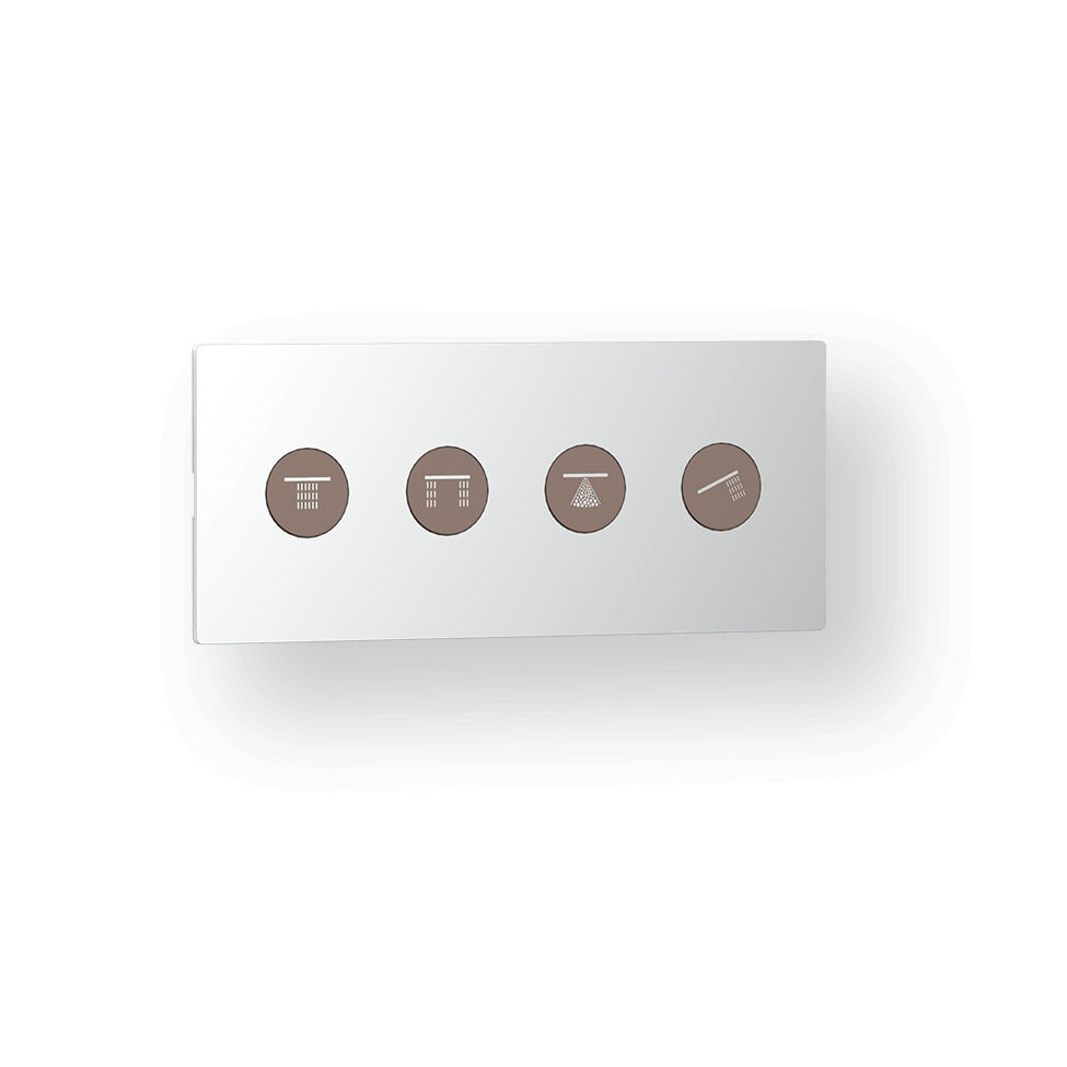 Shower control panel - C48 - AQUAFORM - wall-mounted / commercial