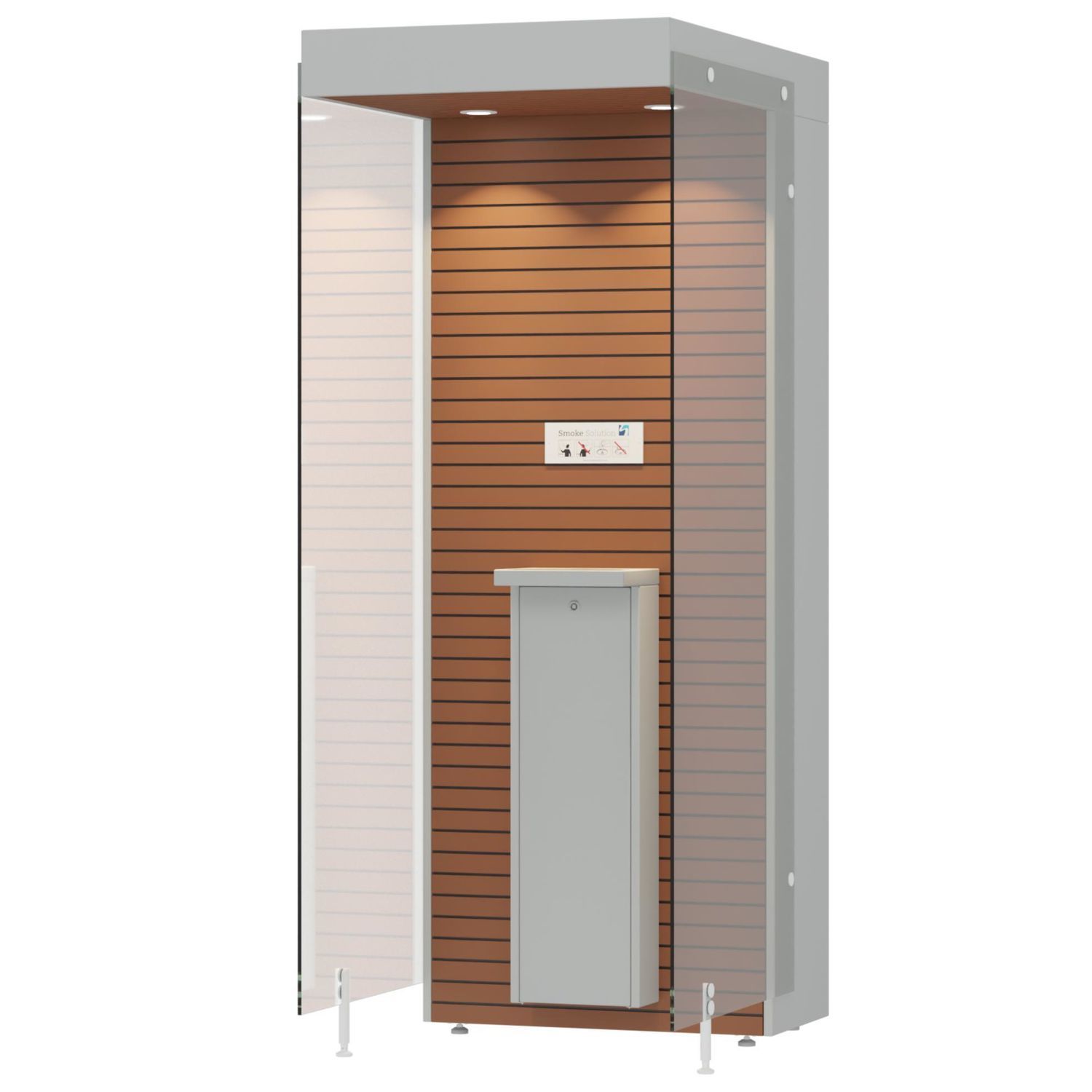Indoor smoking cabin - SMOKE SOLUTION SP110/ONE - Longhi Air - with ...