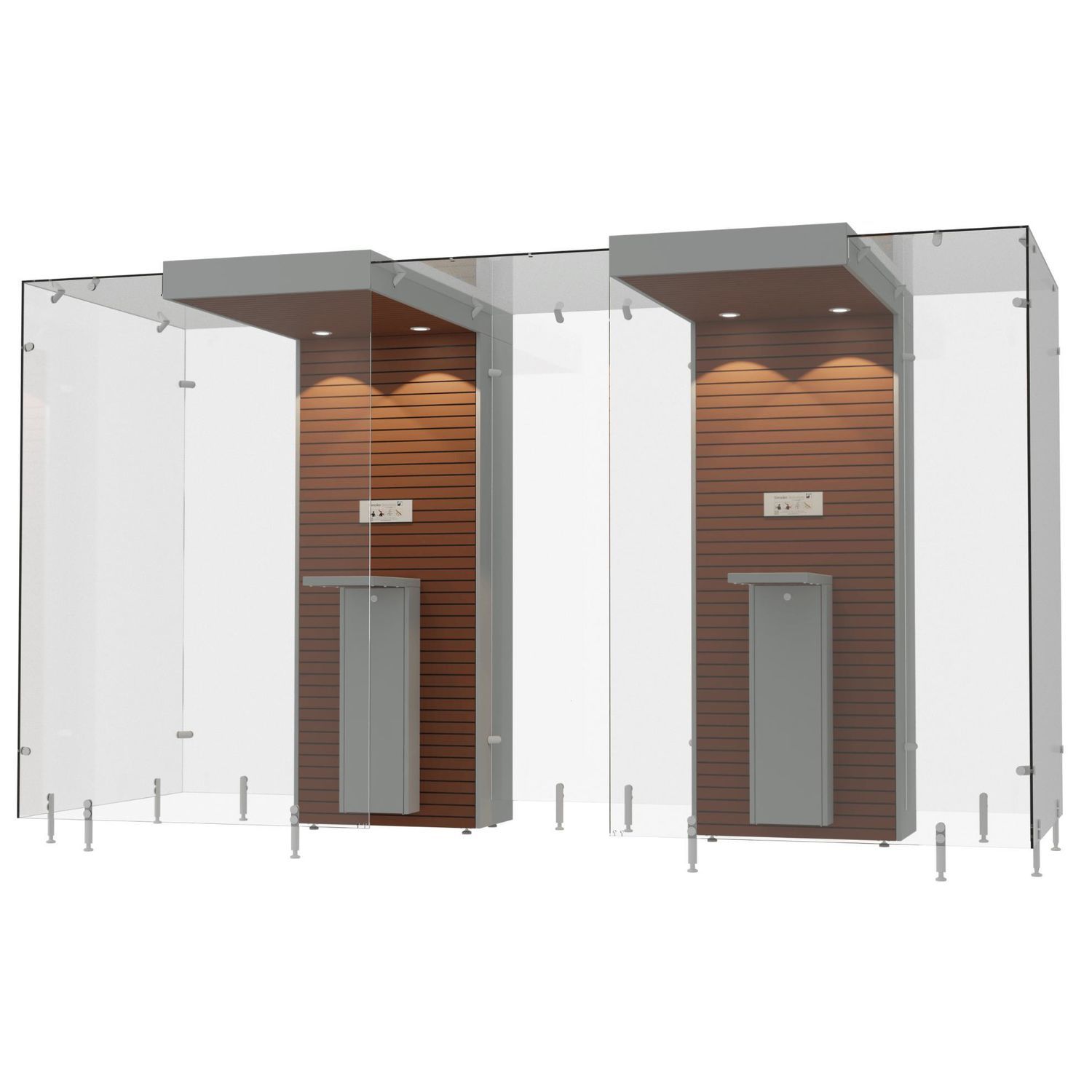 Indoor smoking cabin - SMOKE SOLUTION 2SP160 - Longhi Air - with HEPA ...