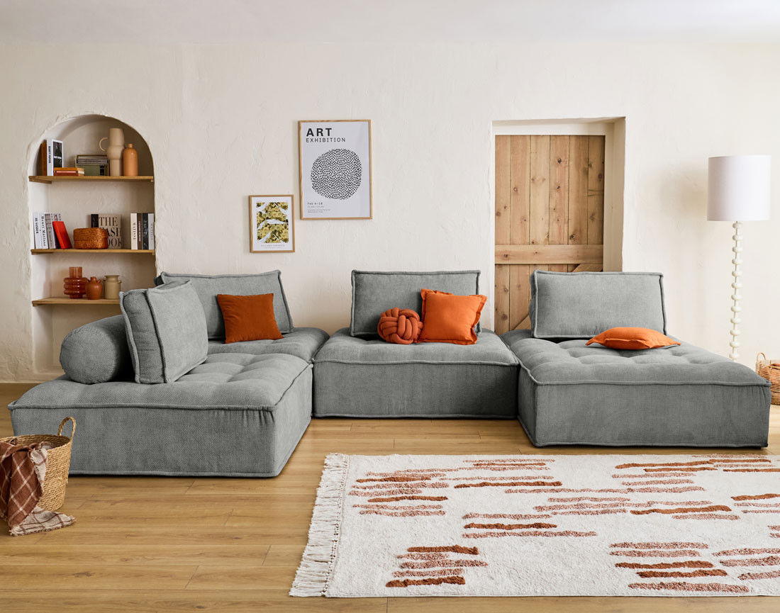 Modular sofa - MARISOL: 1861G - Best Mobilier - contemporary / velvet ...