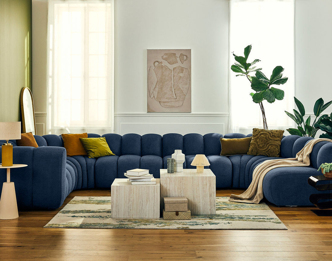 Modular sofa - DEBBIE: 2957B - Best Mobilier - contemporary / fabric ...