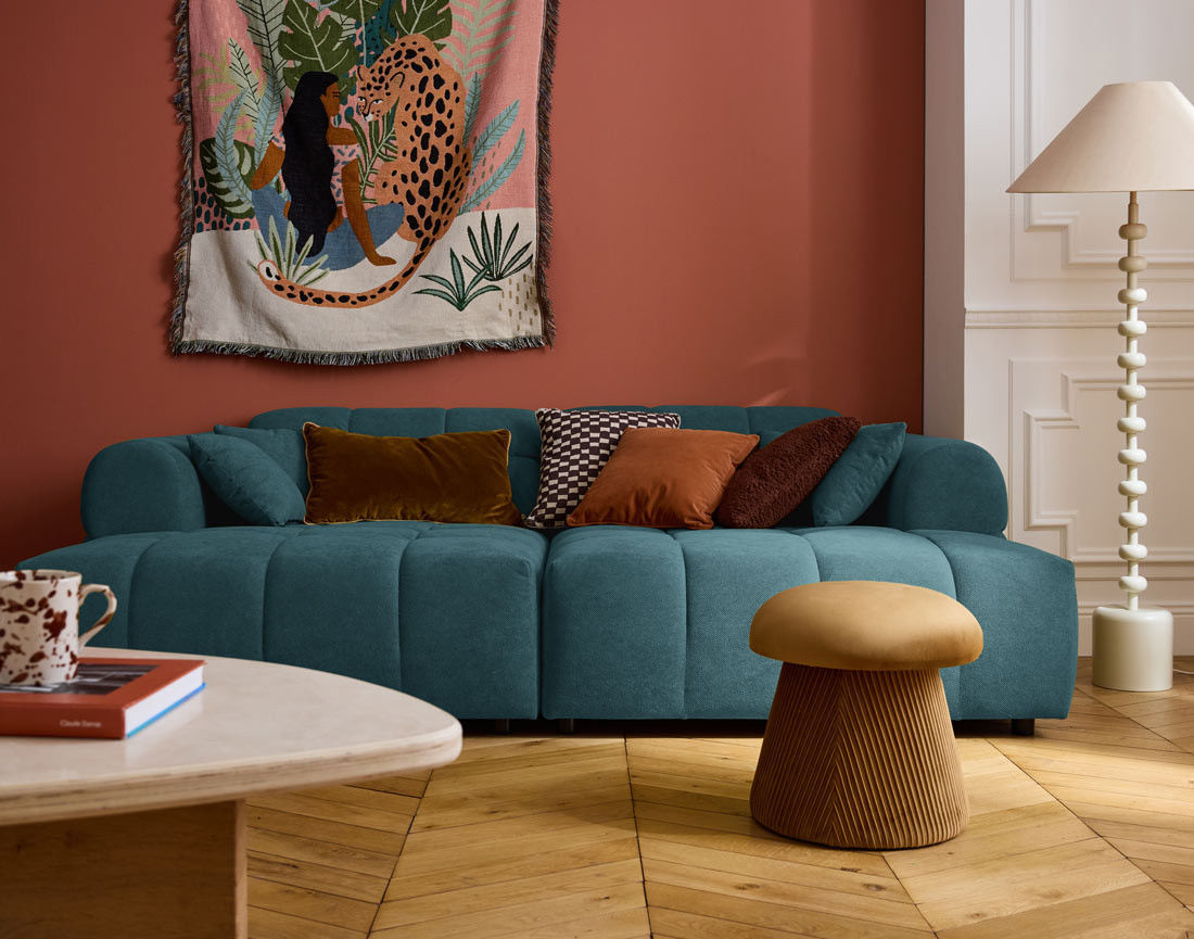 Contemporary daybed - RAY : 3024BG - Best Mobilier - fabric / solid ...