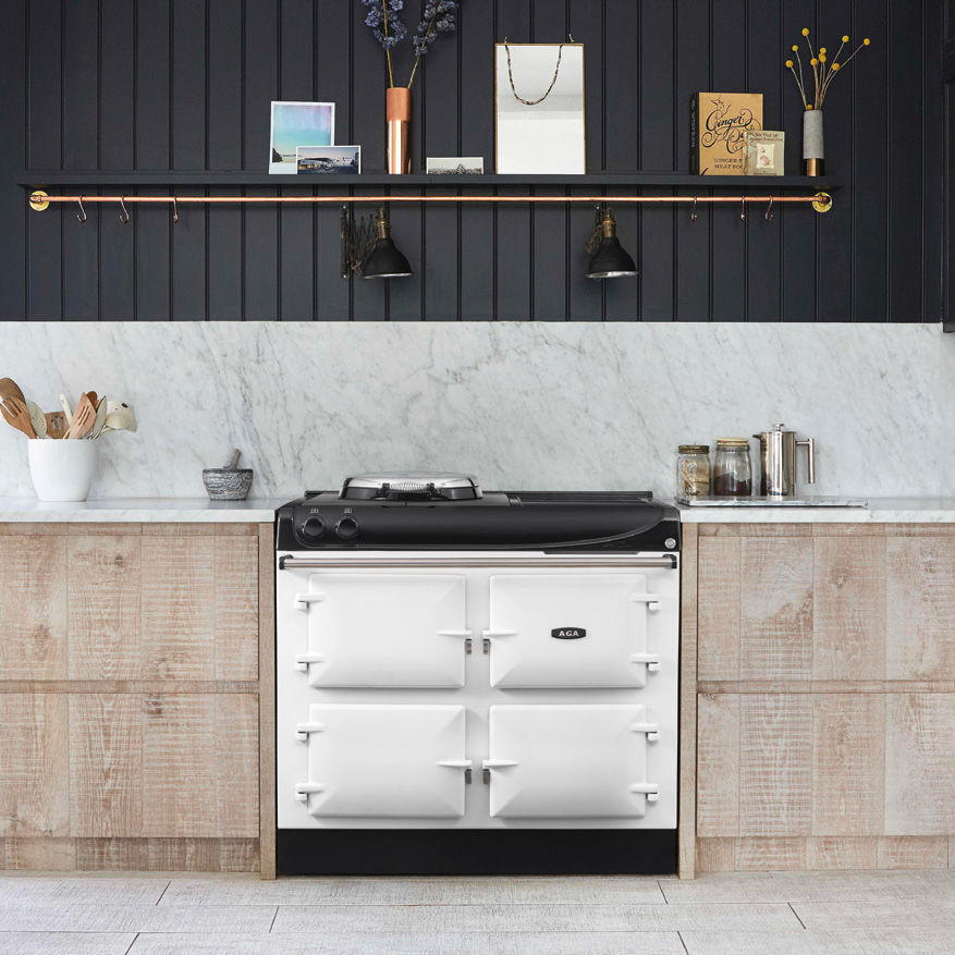 Electric range cooker - R3 110-4i - AGA - commercial / 3 burner / 3 oven