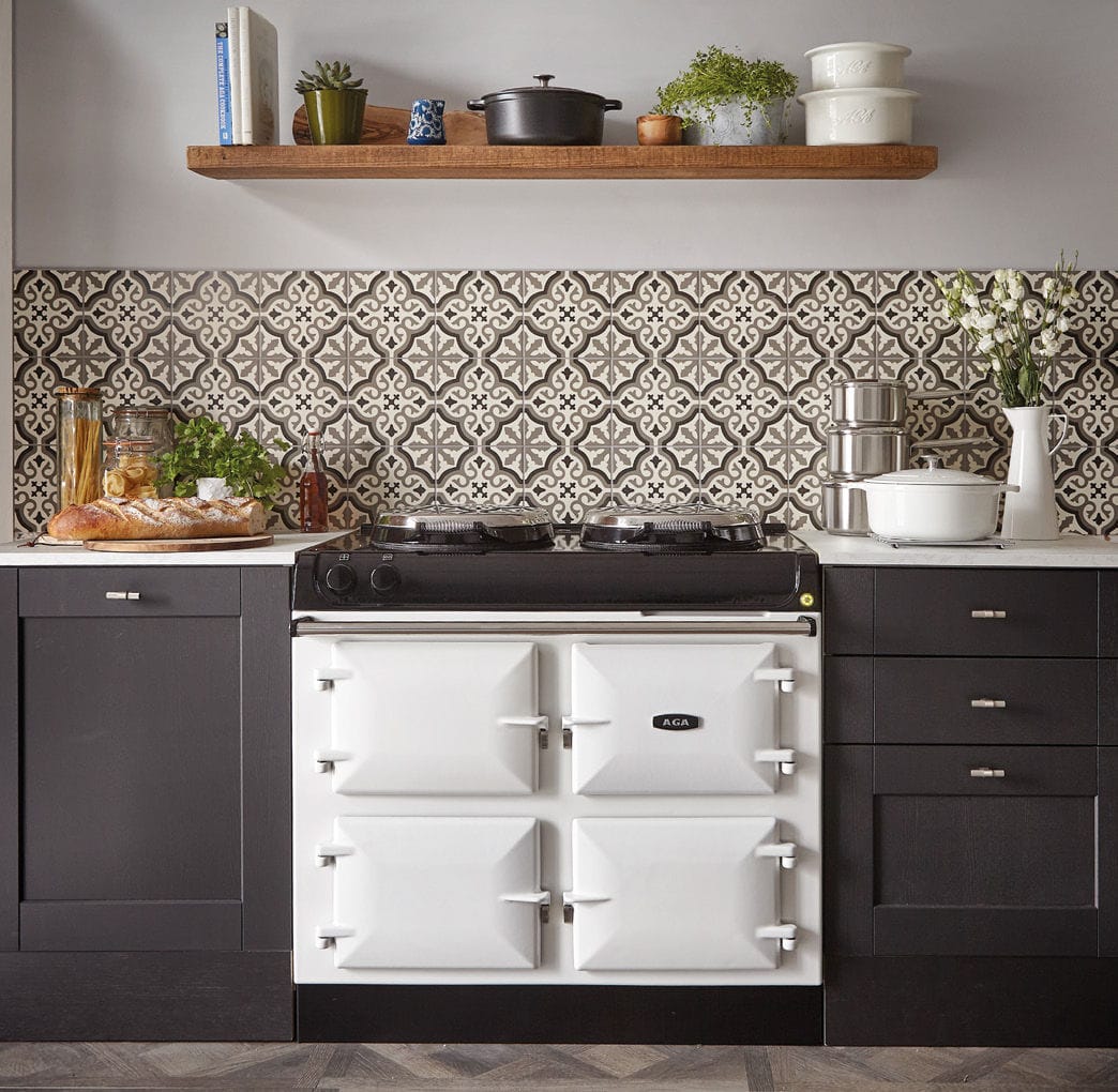 Electric range cooker - R3 100 4H - AGA - commercial / 2 burner / 3 oven