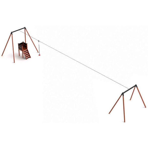Cable slide for playground - EARTH NATURE - Elysee