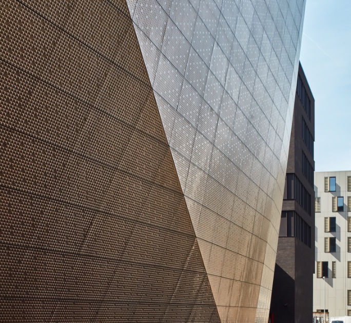 Panel cladding - crystal lux - Fielitz - aluminum / steel / copper