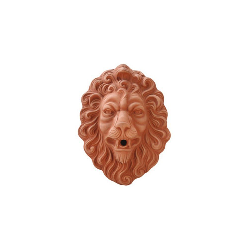 Terracotta sculpture - Testa di Leone - cestenoli srl - outdoor ...