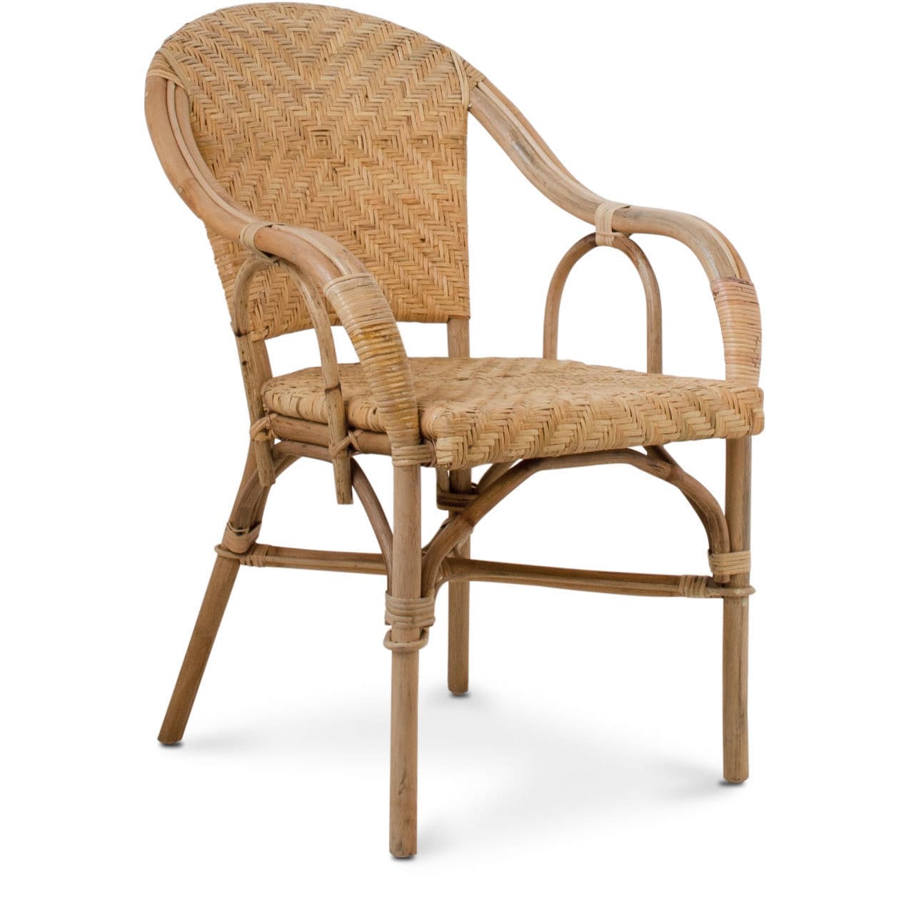 Contemporary chair - 920506-NAT - BAMBO BLAU - indoor / outdoor / rattan