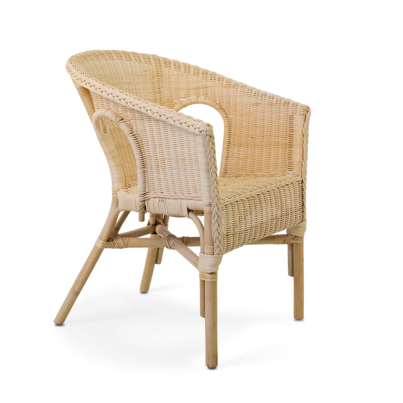Contemporary chair - 905044-NAT - BAMBO BLAU - indoor / outdoor / rattan