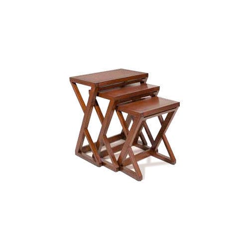 Contemporary nesting tables - 930216-BAS - BAMBO BLAU - wooden / wooden ...