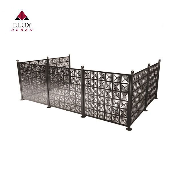 Commercial trash bin enclosure - ELITE 072 - Elux srl - sheet steel ...