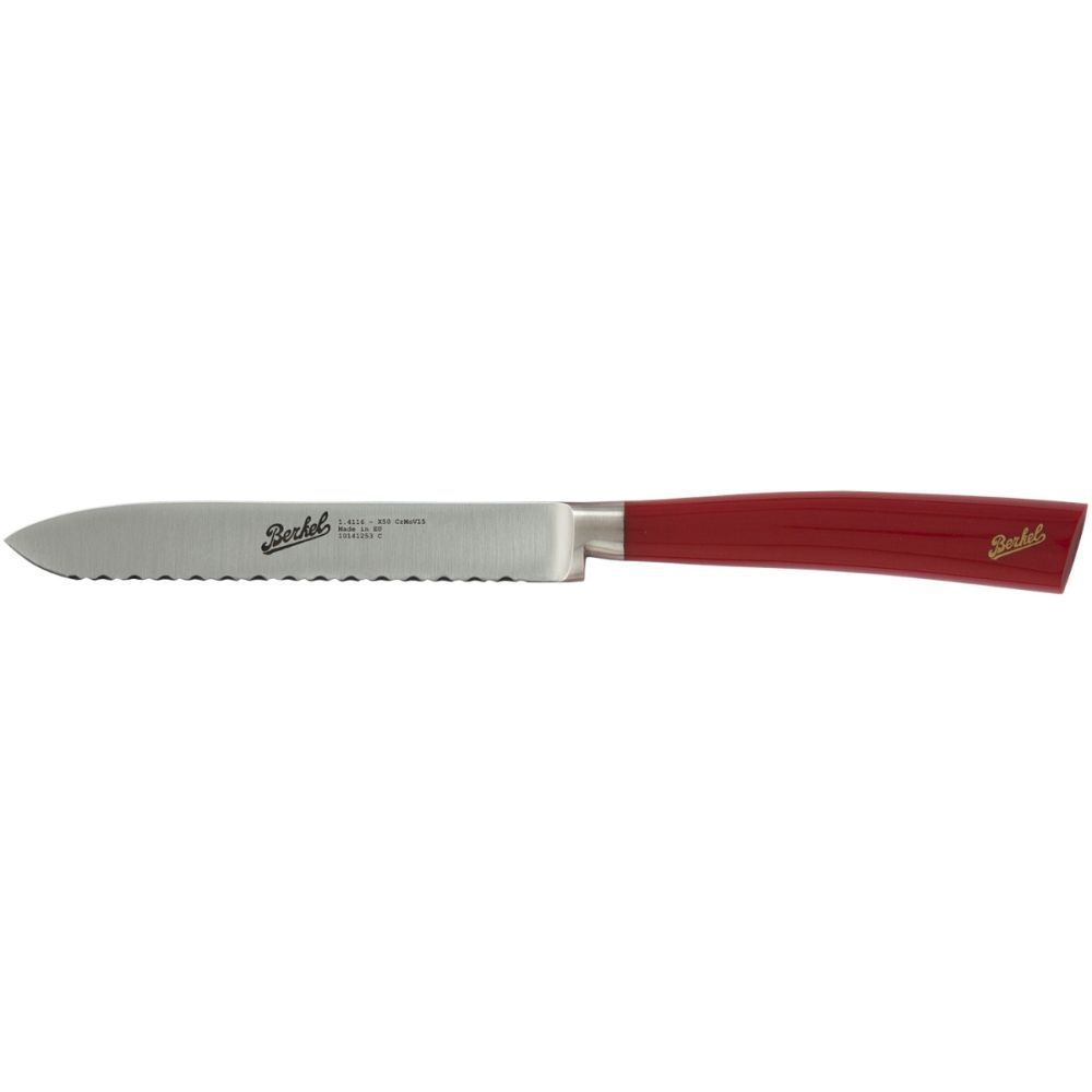 Kitchen knife with resin handle - ELEGANCE 12 RED - Berkel - with ...