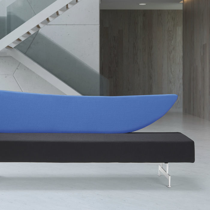 Contemporary sofa - LOGIN - Gierre Sedute - fabric / leather ...