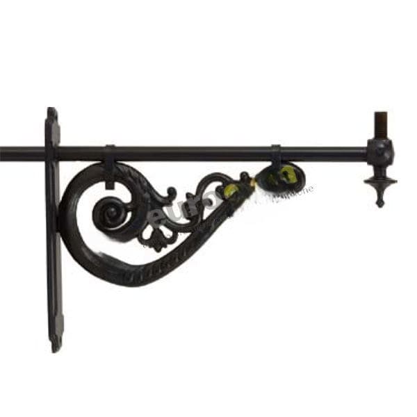 Galvanized iron lamp post arm - COD 411/A - EUROCOM SRL